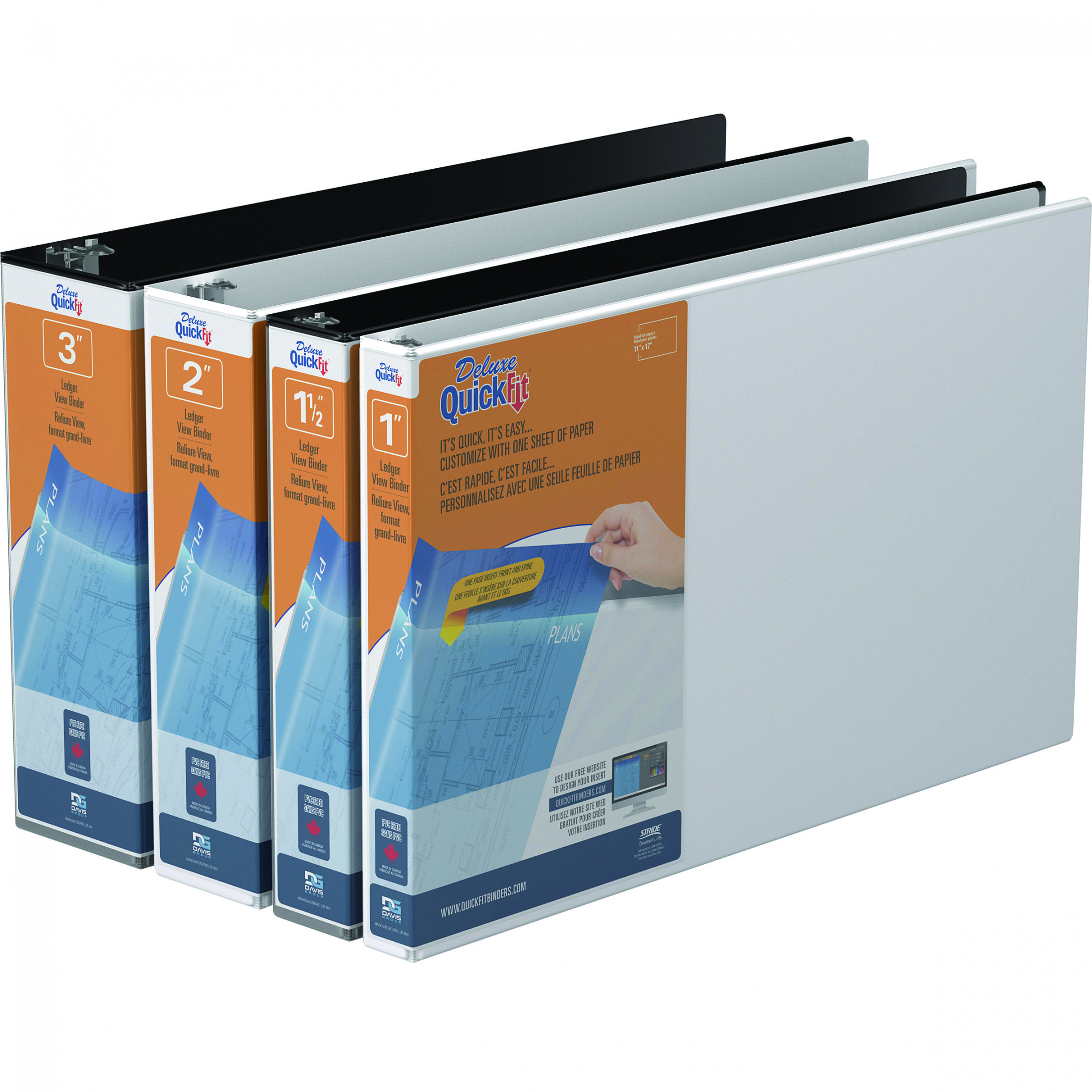 QuickFit® 11″ x 17″ Binders | Pack of 2 | The Binder Shop
